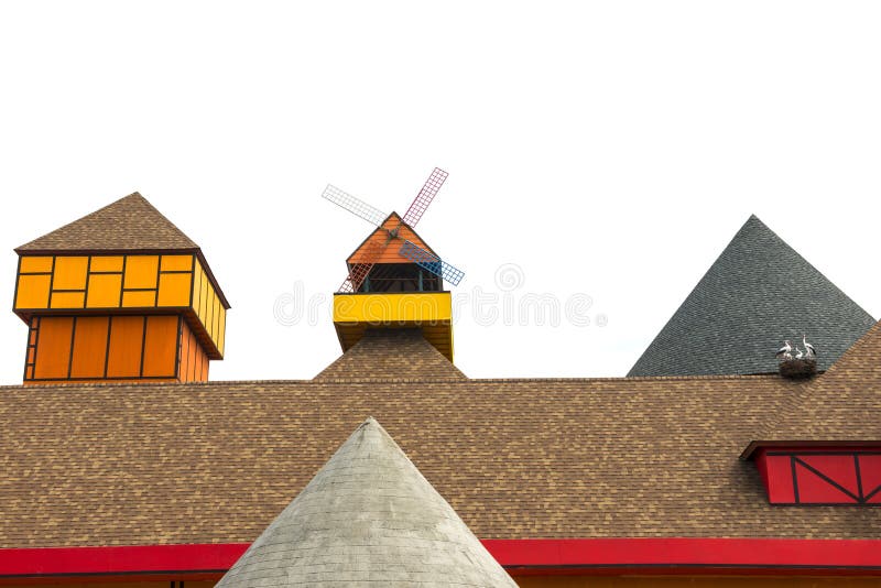Colorful roof stock photo. Image of dwelling, construction - 35693922
