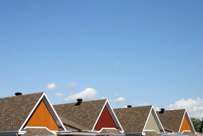 Colorful roofs stock photo. Image of architectural, colorful - 275366