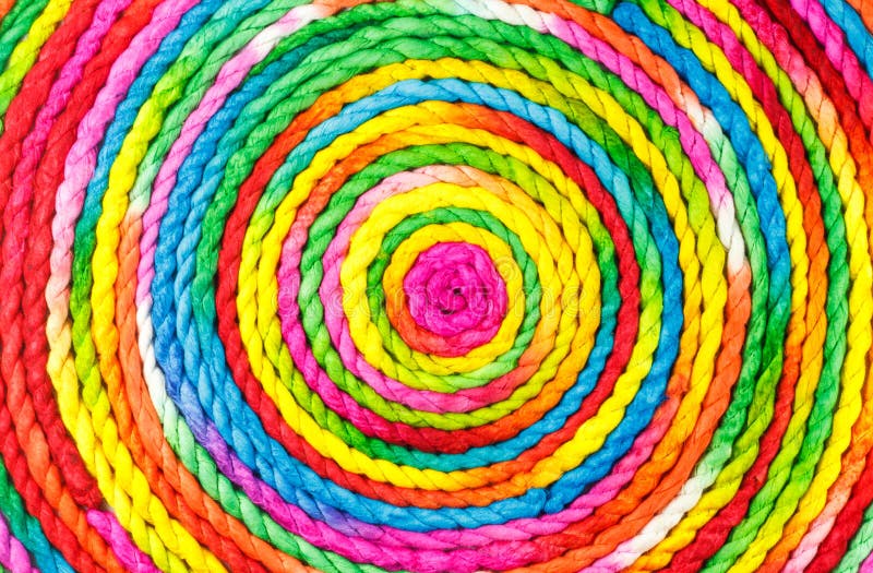 Colorful rope circle stock image. Image of rope, single - 38867693