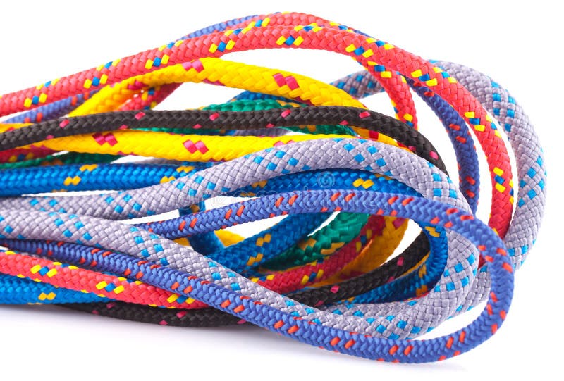 Colorful rope loops stock image. Image of protection - 24222089