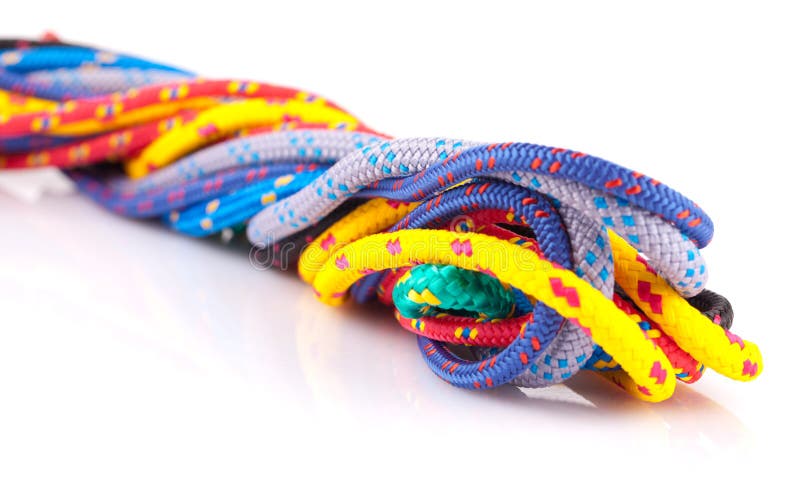 Colorful rope loops stock image. Image of protection - 24222089