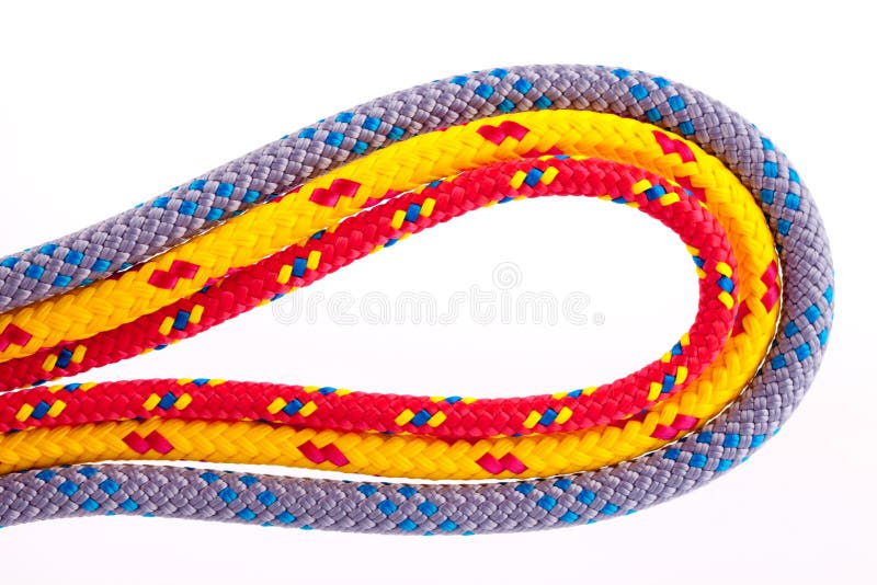 Colorful rope loops stock image. Image of protection - 24222089