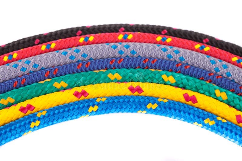 Colorful rope loops stock image. Image of protection - 24222089