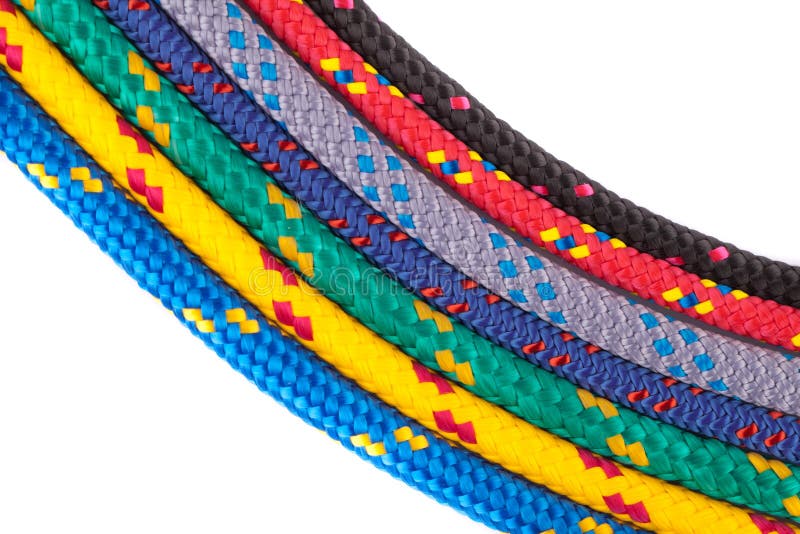 Colorful rope loops stock photo. Image of cable, rainbow - 24222114