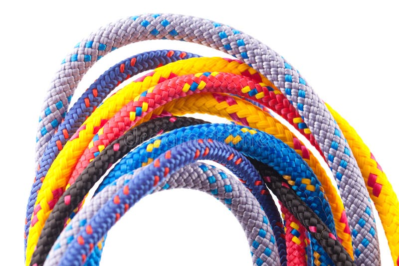 Colorful rope loops stock image. Image of protection - 24222089