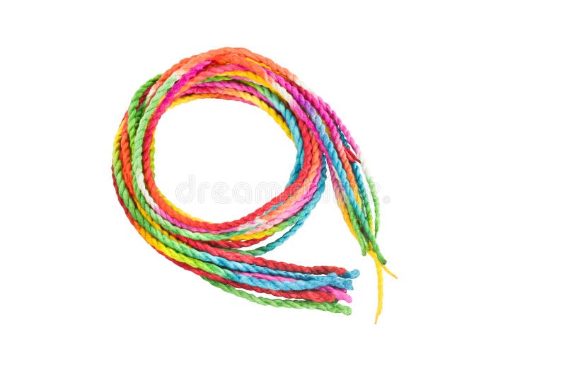 Colorful rope circle stock image. Image of rope, single - 38867693