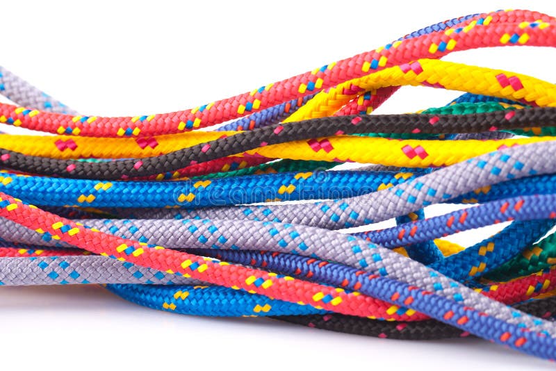 Colorful rope loops stock image. Image of protection - 24222089