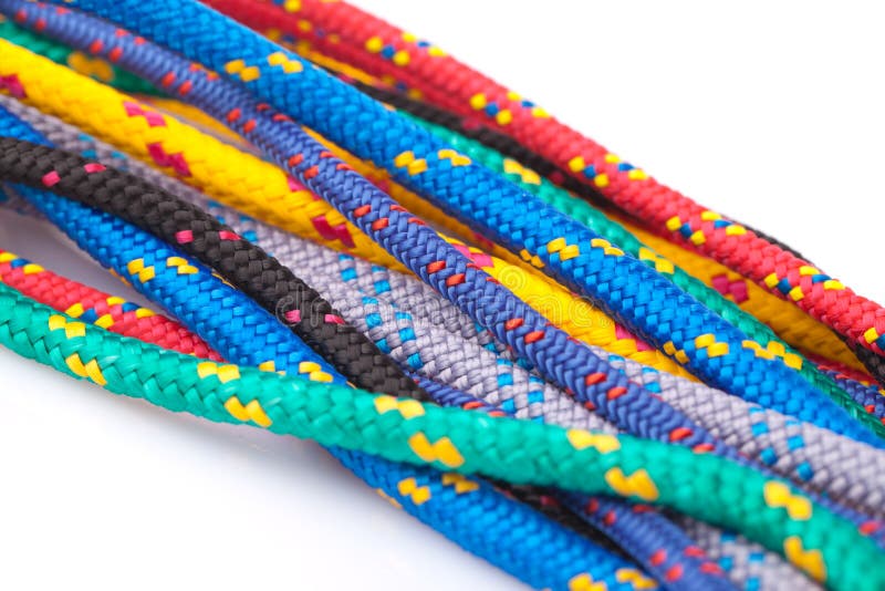 Colorful ropes stock image. Image of anchorage, climbing - 24222109
