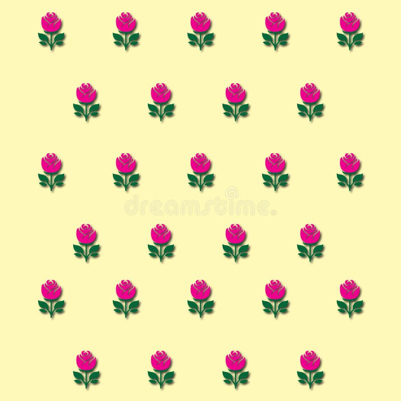 Colorful Rose Print Seamless Pattern Design for Textile. Stock Vector ...