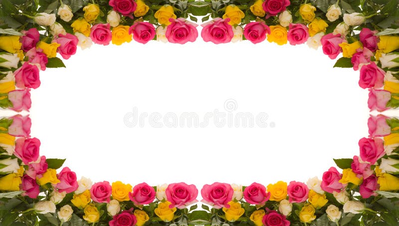 Flowers frame. stock image. Image of gift, lily, flower - 12720639