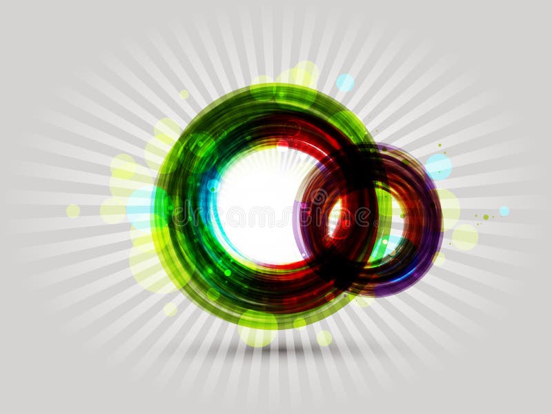 Colorful Round Abstract Background Stock Vector - Illustration of ...