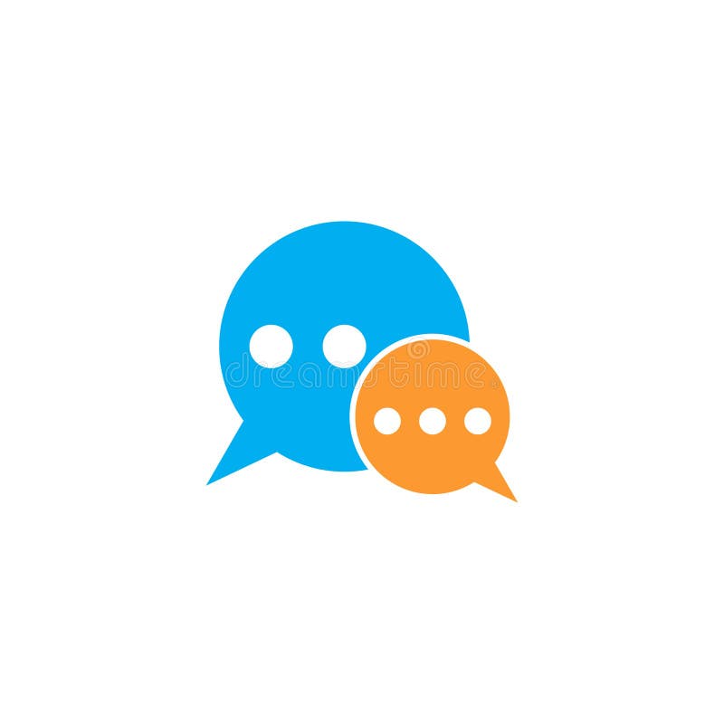 Colorful Round Bubbletalk Design Parenting Vector Stock Vector ...