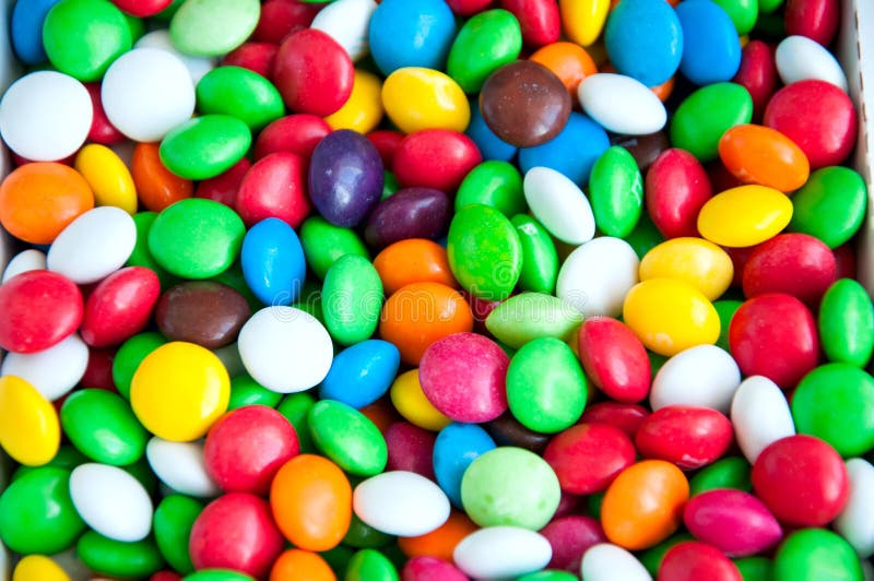 Colorful round candies stock image. Image of chocolate - 87339447