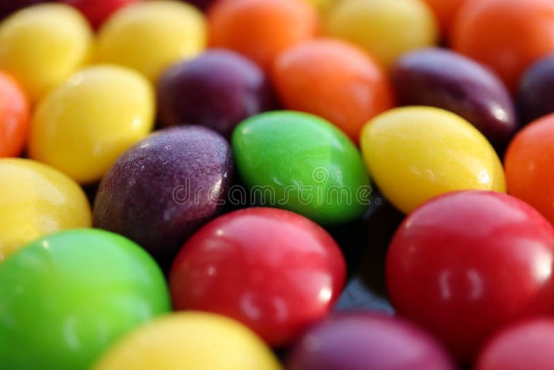 Colorful Round Candy Close Up Background Wallpaper Stock Image - Image ...