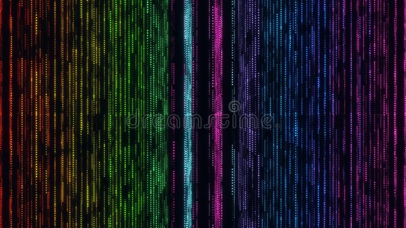 Red Round Circular Matrix GridLines VJ Loop Motion Background Stock ...