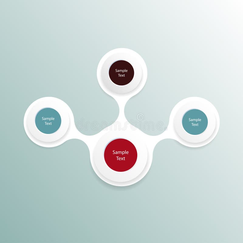 Colorful Round Diagram Infographics Stock Vector - Illustration of ...