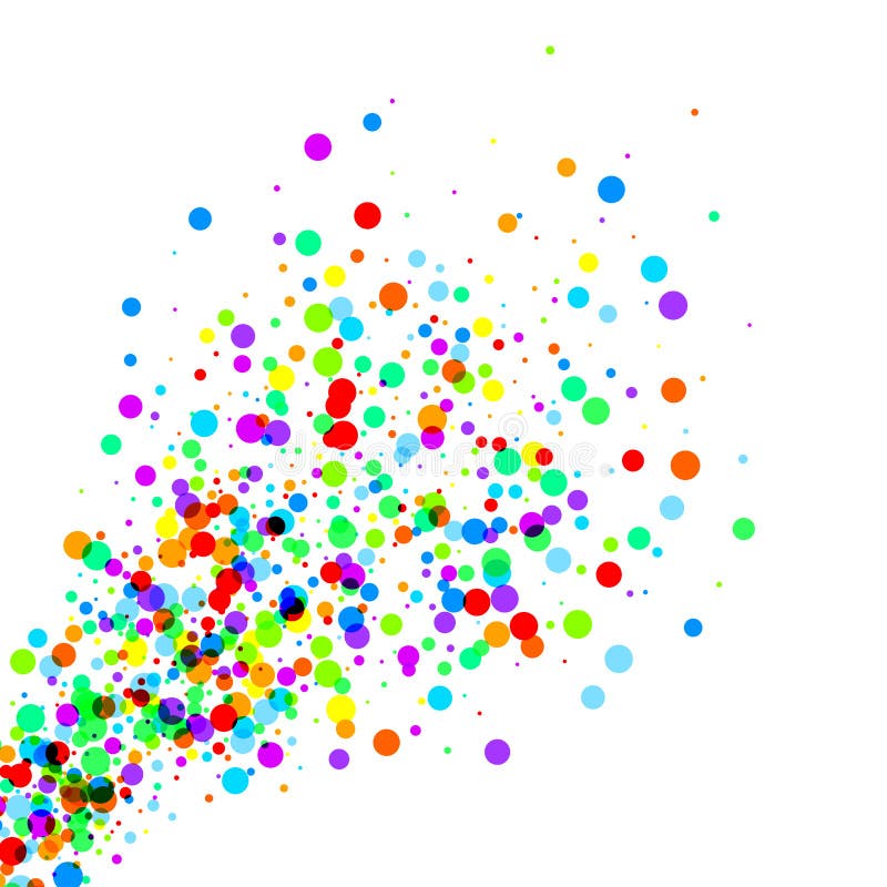 Colourful Round Confetti Background Stock Illustrations – 383 Colourful ...