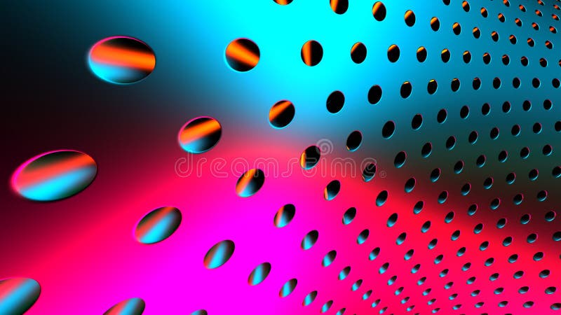 Colorful Round Metal Dots Mesh Texture Background Stock Illustration ...