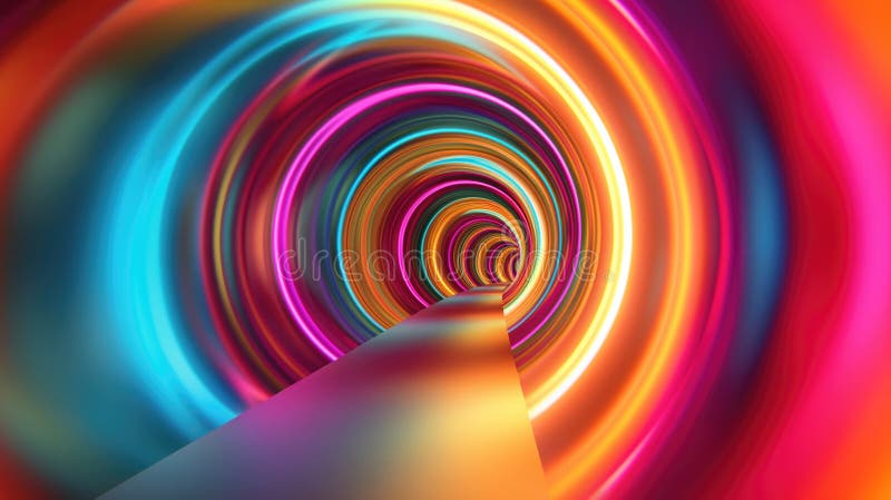 Colorful Round Portal stock photo. Image of glow, magic - 304936522