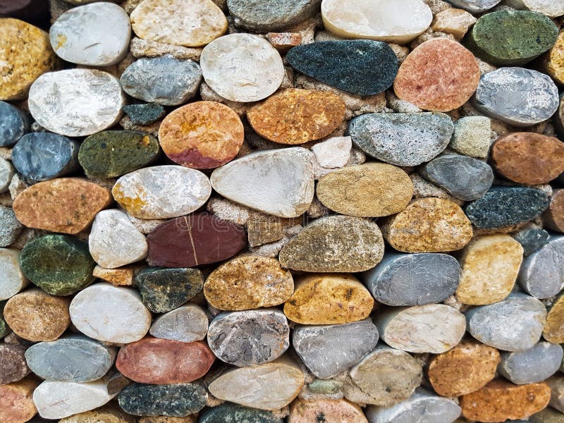 Colorful Round Stones Backdrop Stock Photo - Image of texture ...