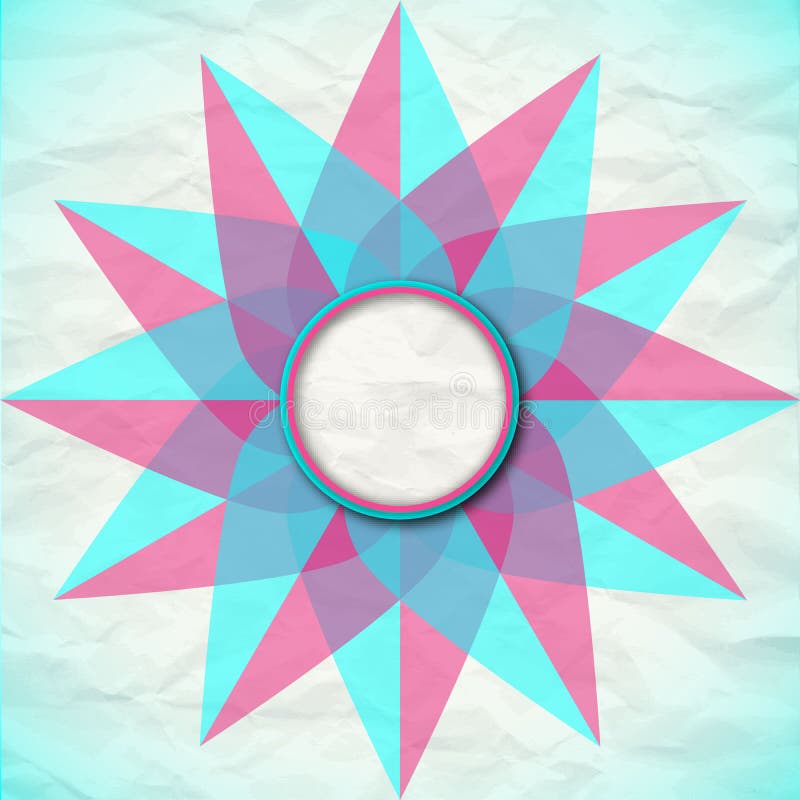 Colorful Rounded Empty Background Stock Vector - Illustration of paper ...