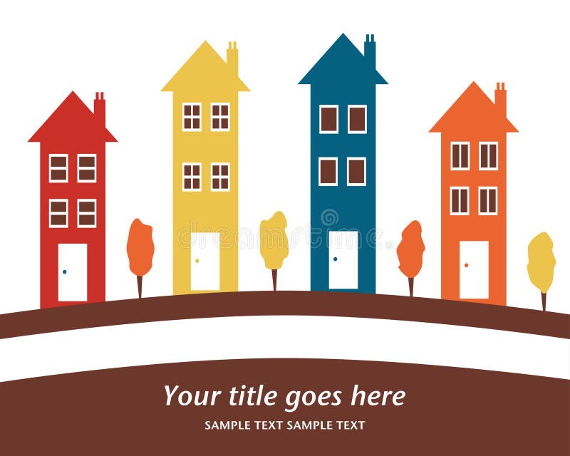 Houses Row Stock Illustrations – 3,705 Houses Row Stock Illustrations ...