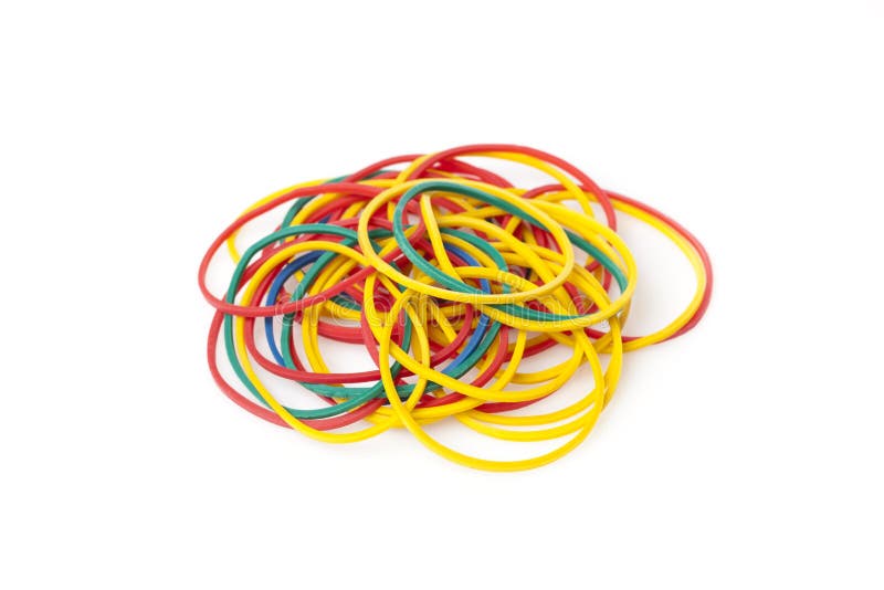 Colorful rubber bands stock photo. Image of color, flexible - 50192950
