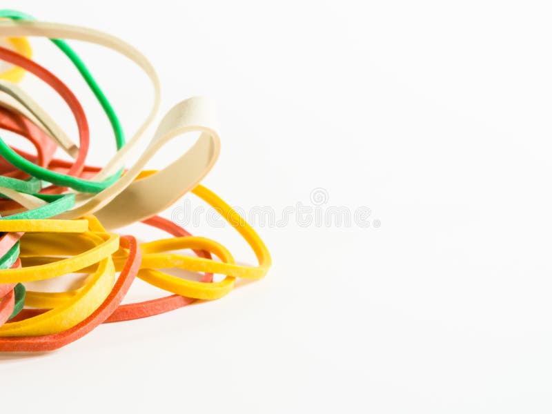 Colorful rubber bands stock photo. Image of color, flexible - 50192950