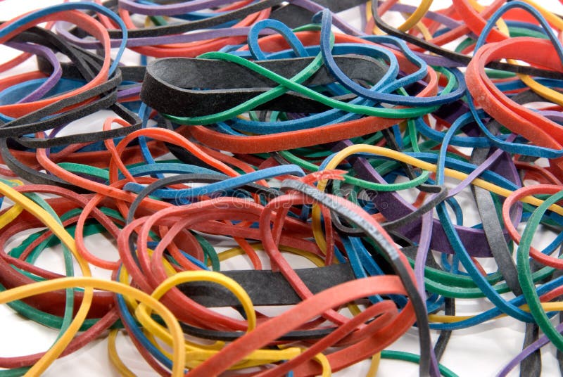 Colorful rubberbands stock image. Image of purple, colorful - 3299773