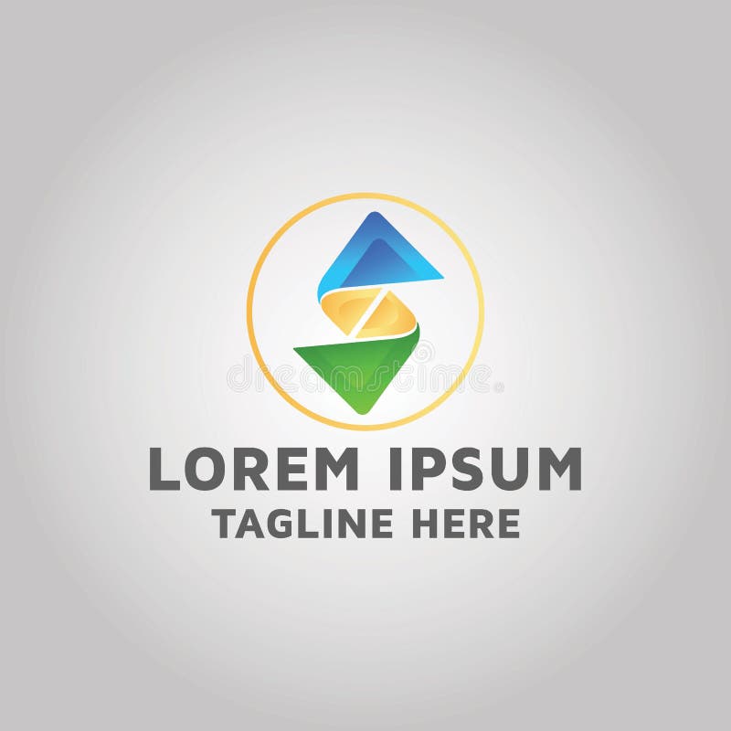 Colorful S Icon in Round Shape, Vector Logo Design Idea and Inspiration ...