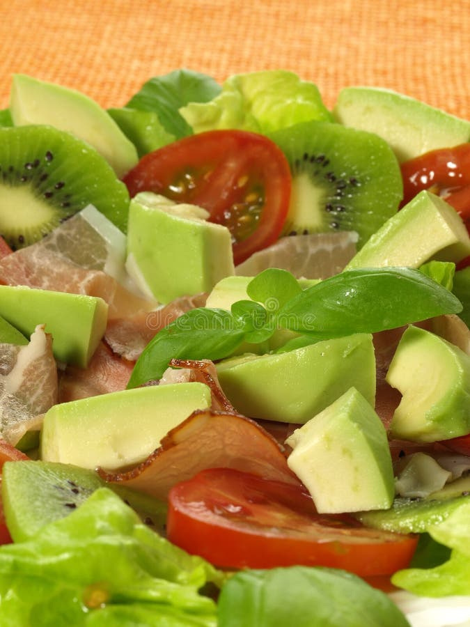 Colorful salad stock image. Image of tomato, dish, lunch - 25557867