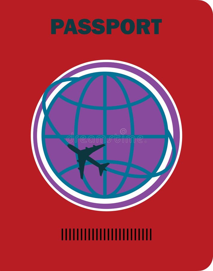 Colorful Sample of Passport Vector International Passport Template ...