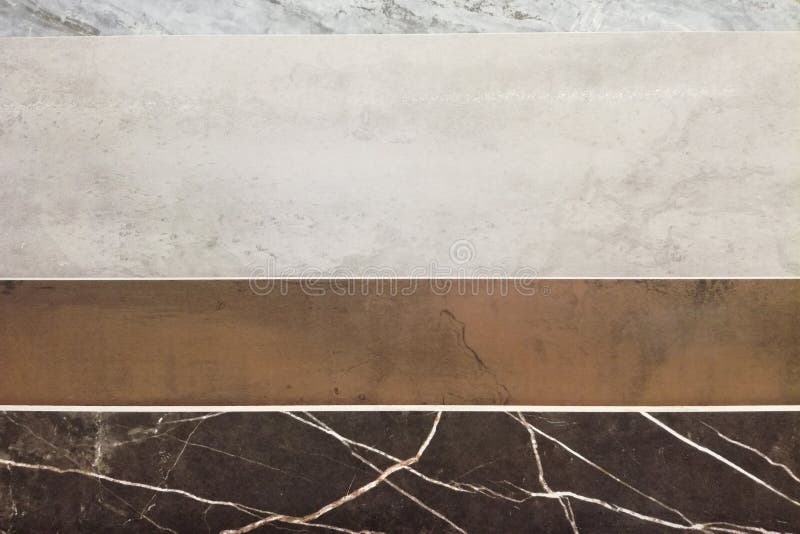 Colorful Samples of Marble and Ceramic Tiles Displayed in Shop Stock ...