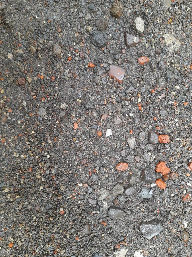 Colorful Sand Wet from the Rain in the Morning Stock Image - Image of ...