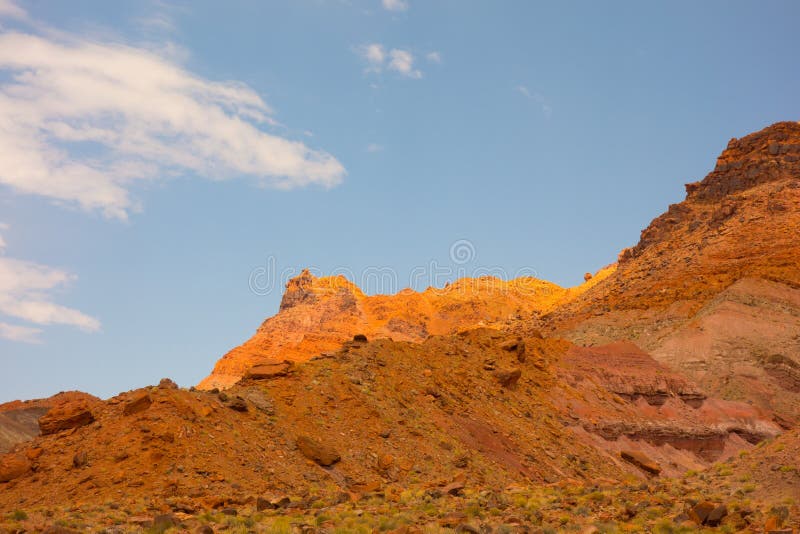 Colorful Sandstone in the Desert Stock Image - Image of erosion ...