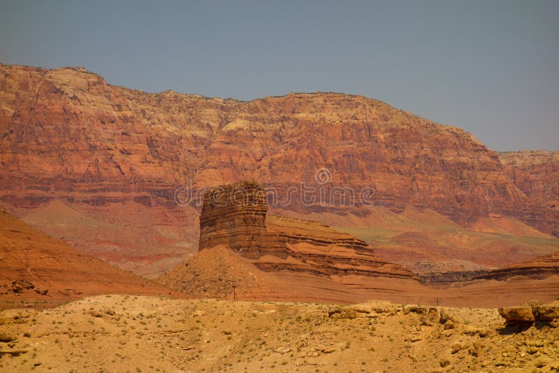 Colorful Sandstone in the Desert Stock Image - Image of arid, eroding ...