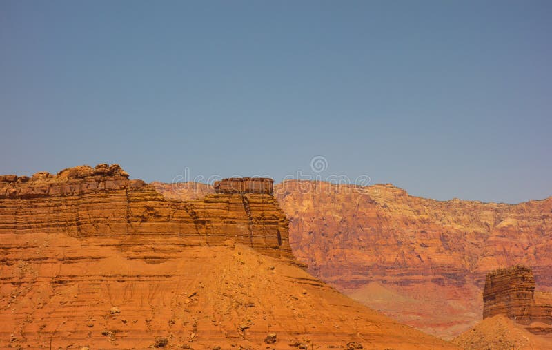 Colorful Sandstone in the Desert Stock Image - Image of sedimentary ...