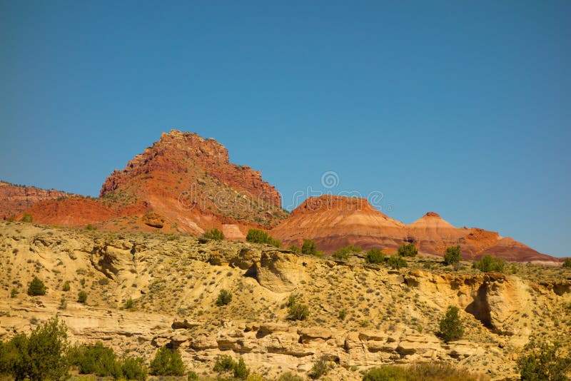 Colorful Sandstone in the Desert Stock Photo - Image of beautiful ...