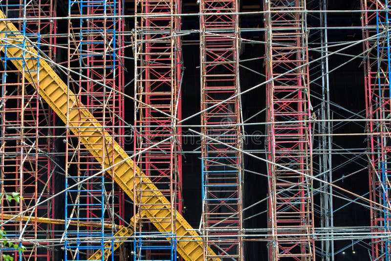 Scaffolding background stock photo. Image of metal, industry - 28866288