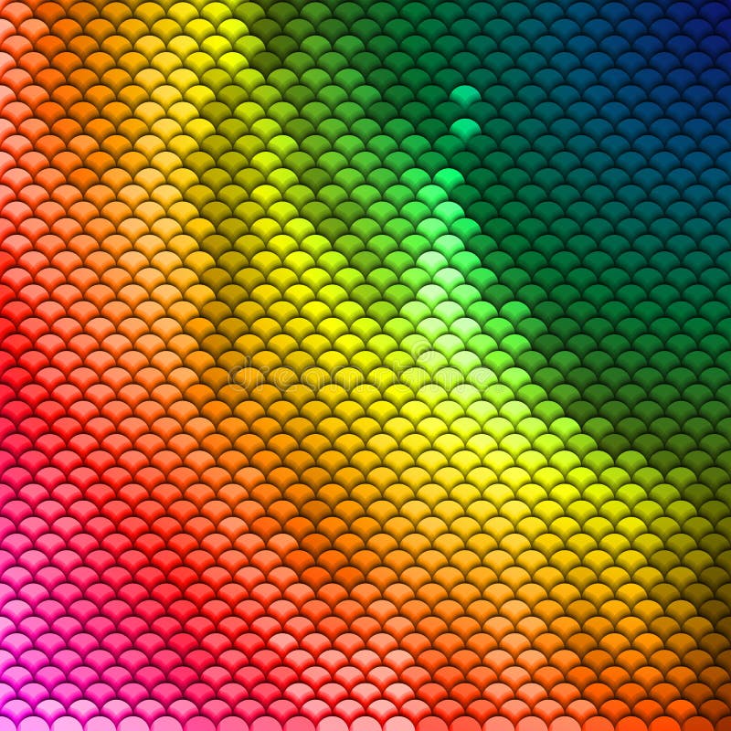 Colorful scales pattern stock vector. Illustration of abstract - 40711127