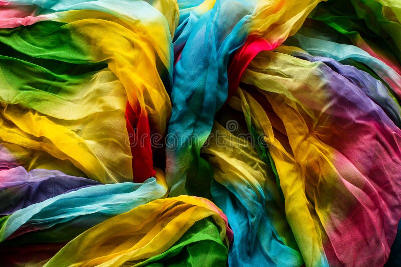 Colorful Scarf Background stock photo. Image of orange - 60646822