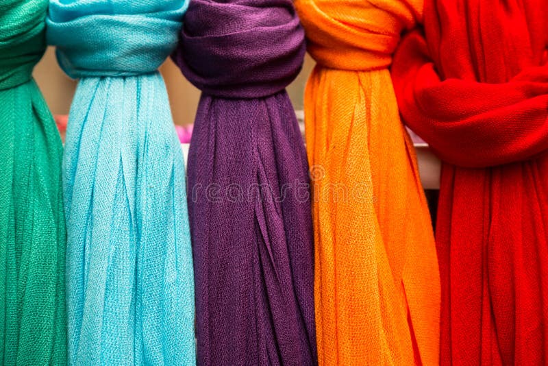 Colorful scarf stock image. Image of muffler, neckerchief - 33273725