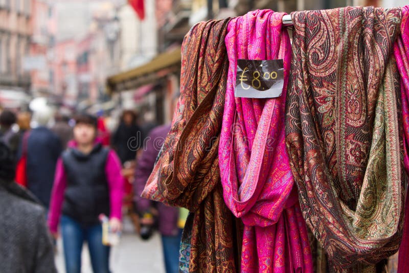 Colorful scarves stock image. Image of clothing, retail - 23066323