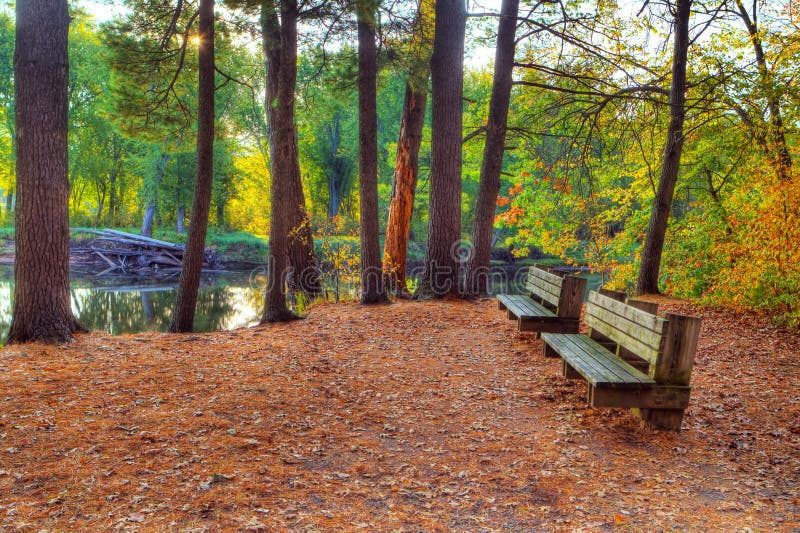 Colorful Scenic Landscape in HDR Stock Photo - Image of scenery, serene ...