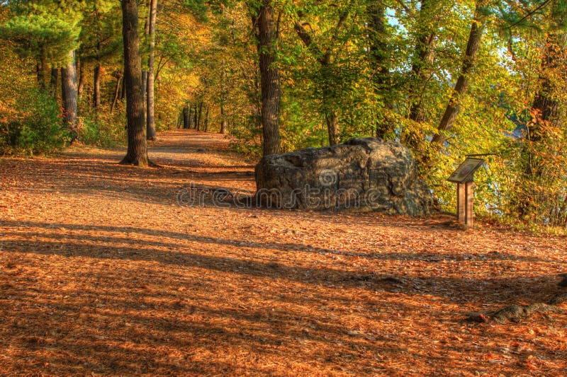 Colorful Scenic Landscape in HDR Stock Image - Image of autumn, scenery ...