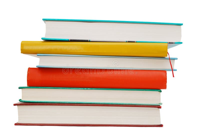 Colorful school textbooks stock image. Image of paper - 11971031