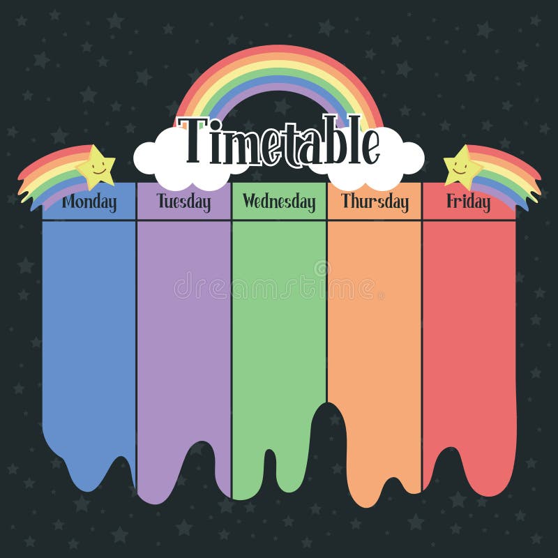 School Rainbows Stock Illustrations – 196 School Rainbows Stock ...