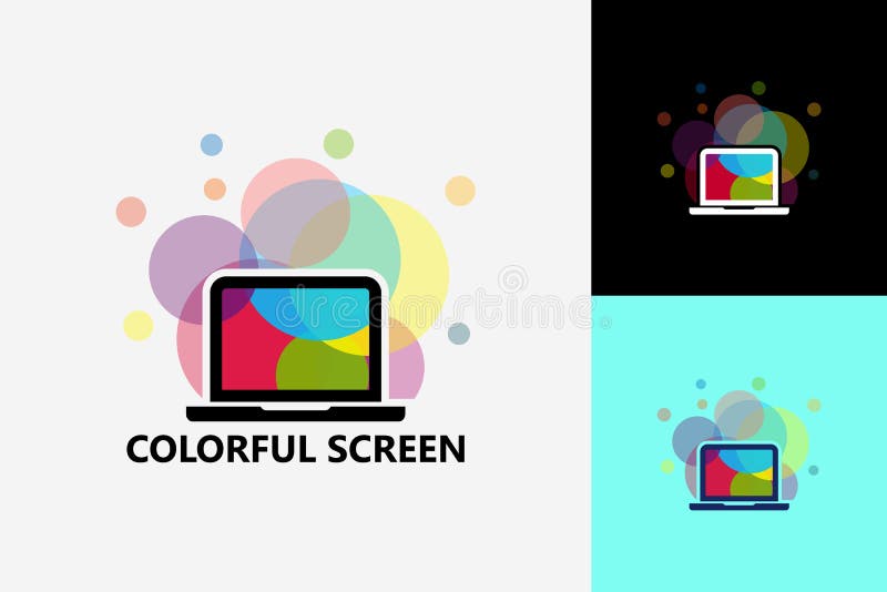Colorful Screen Logo Template Design Vector, Emblem, Design Concept ...