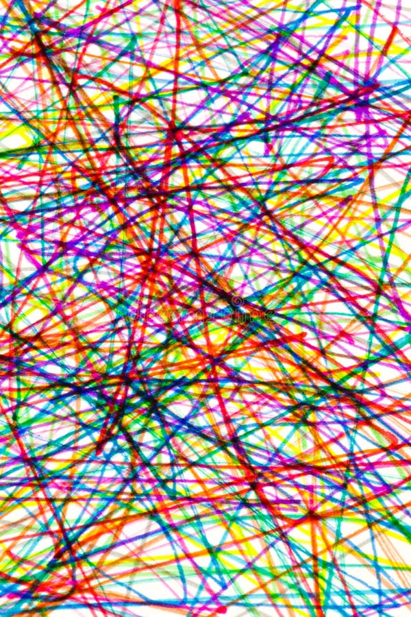 Colorful scribble stock image. Image of orange, drawing - 43521861