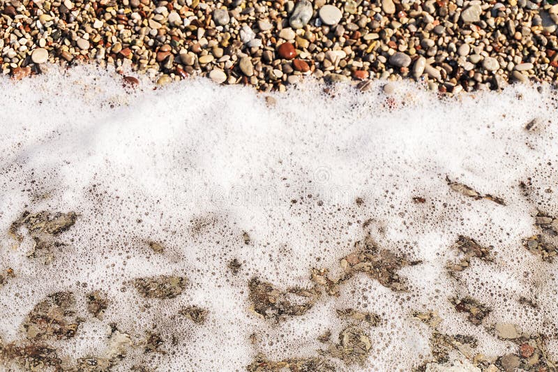 Colorful Sea Pebbles and Clear Water Stock Photo - Image of transparent ...